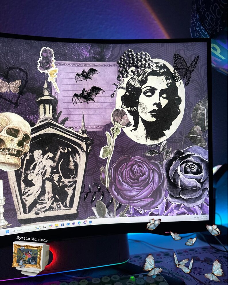 Gothic Horror Desktop Wallpaper | Dark Academia Background | Vampire ...