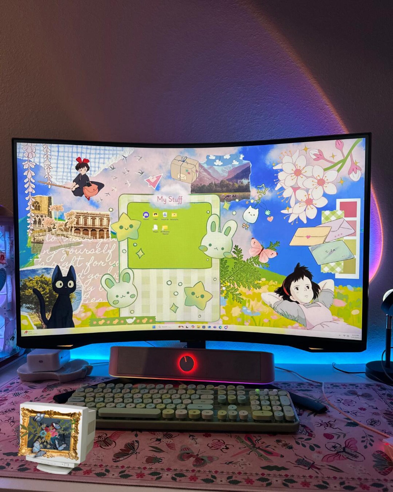 Kiki’s Delivery Service Desktop Wallpaper | Ghibli-inspired Anime ...