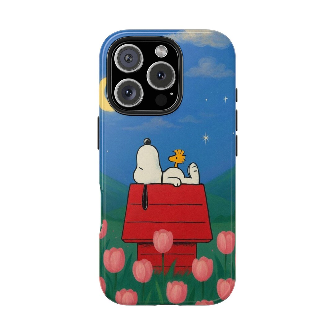 Peanuts Snoopy Woodstock Tough Phone Cases for Fans, Durable Cases ...