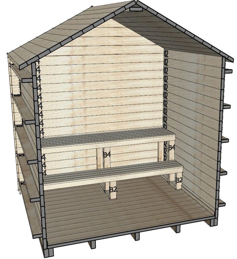 Cabin Sauna Plan: DIY Outdoor Sauna Blueprint (digital Download, DWG ...