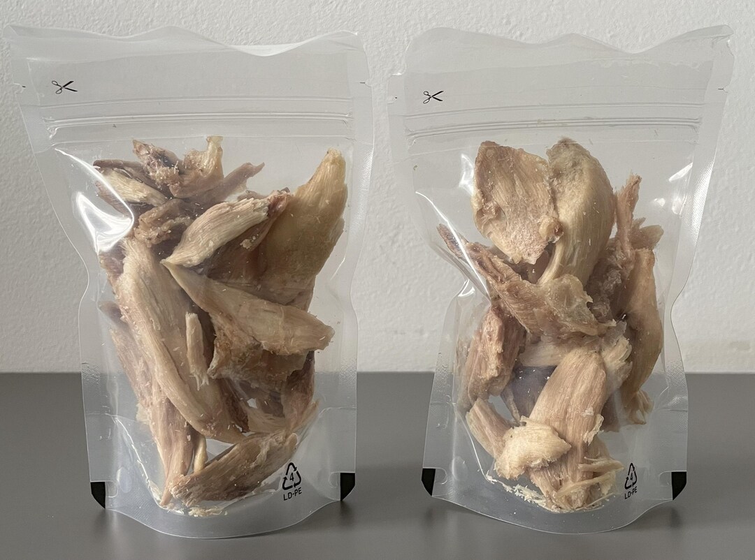 Freeze Dried Chicken Thigh Snacks - Protein Rich - Add to Soup, Salad ...