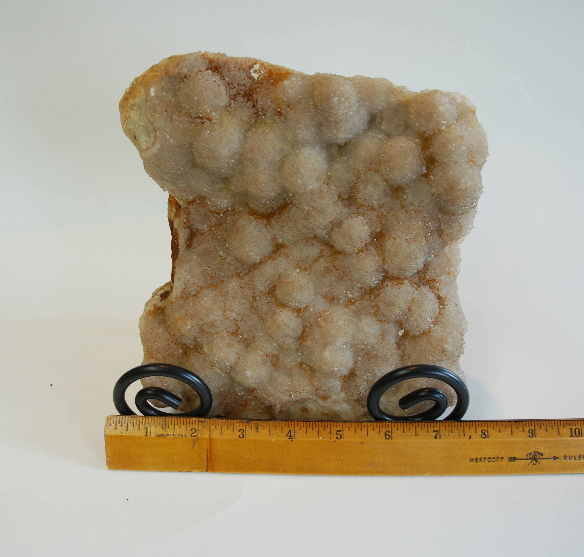 Missouri Druzy Quartz Specimen With Stand. - Etsy