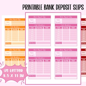 generic deposit slips