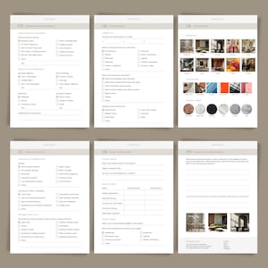 Interior Design Client Questionnaire Template Canva | Digital Intake ...