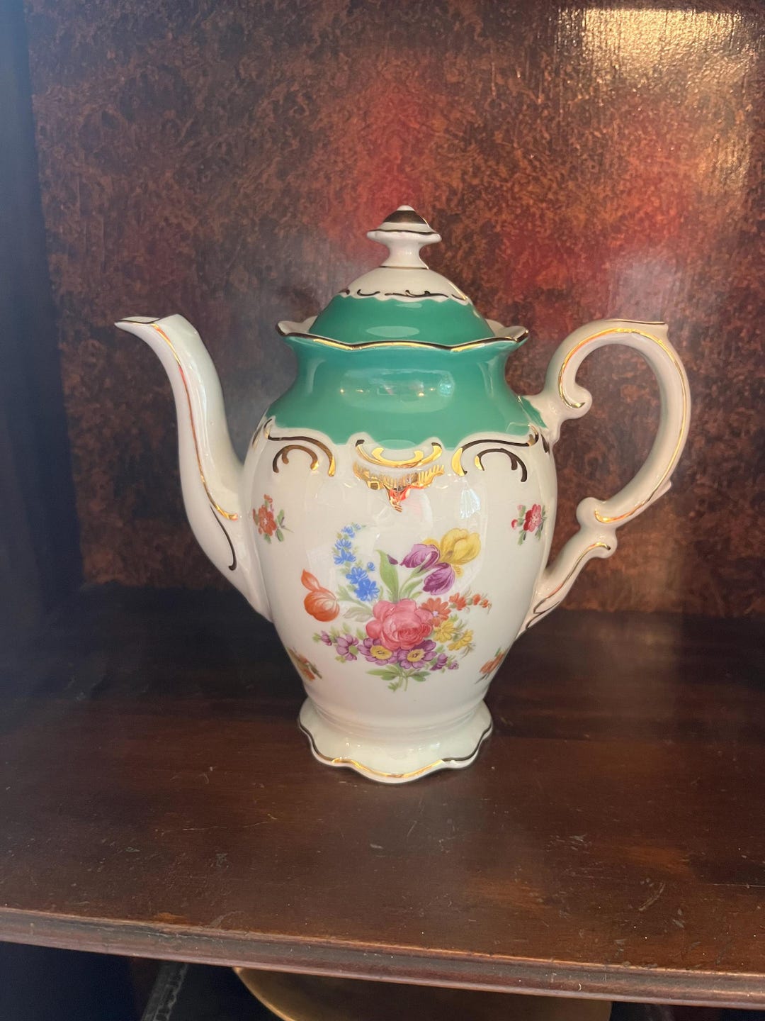 Schumann Porcelain Teapot "empire" Made in US Zone Germany - Etsy