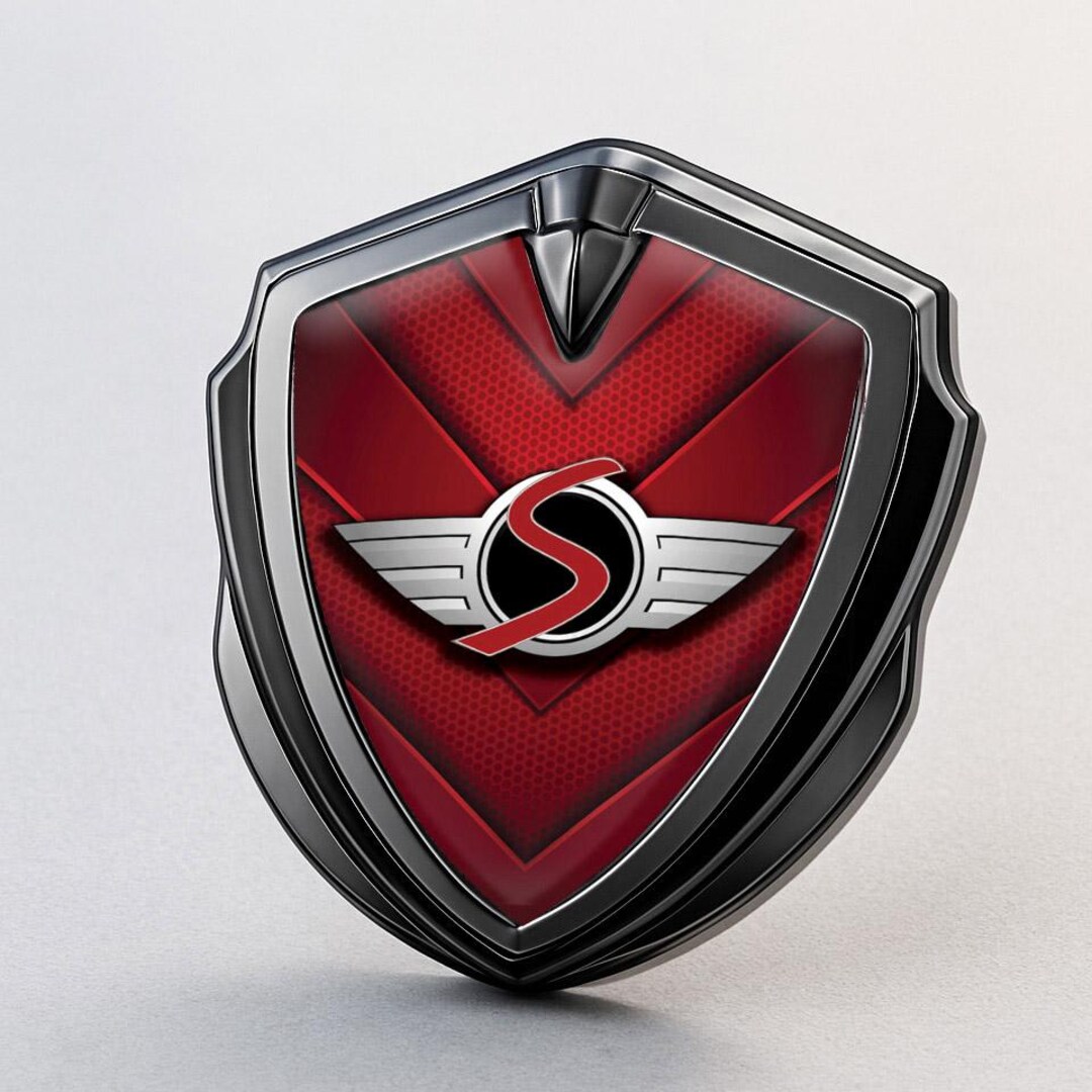 MINI Cooper Custom Metal Frame Sticker – Glossy Silicone Emblem Badge ...