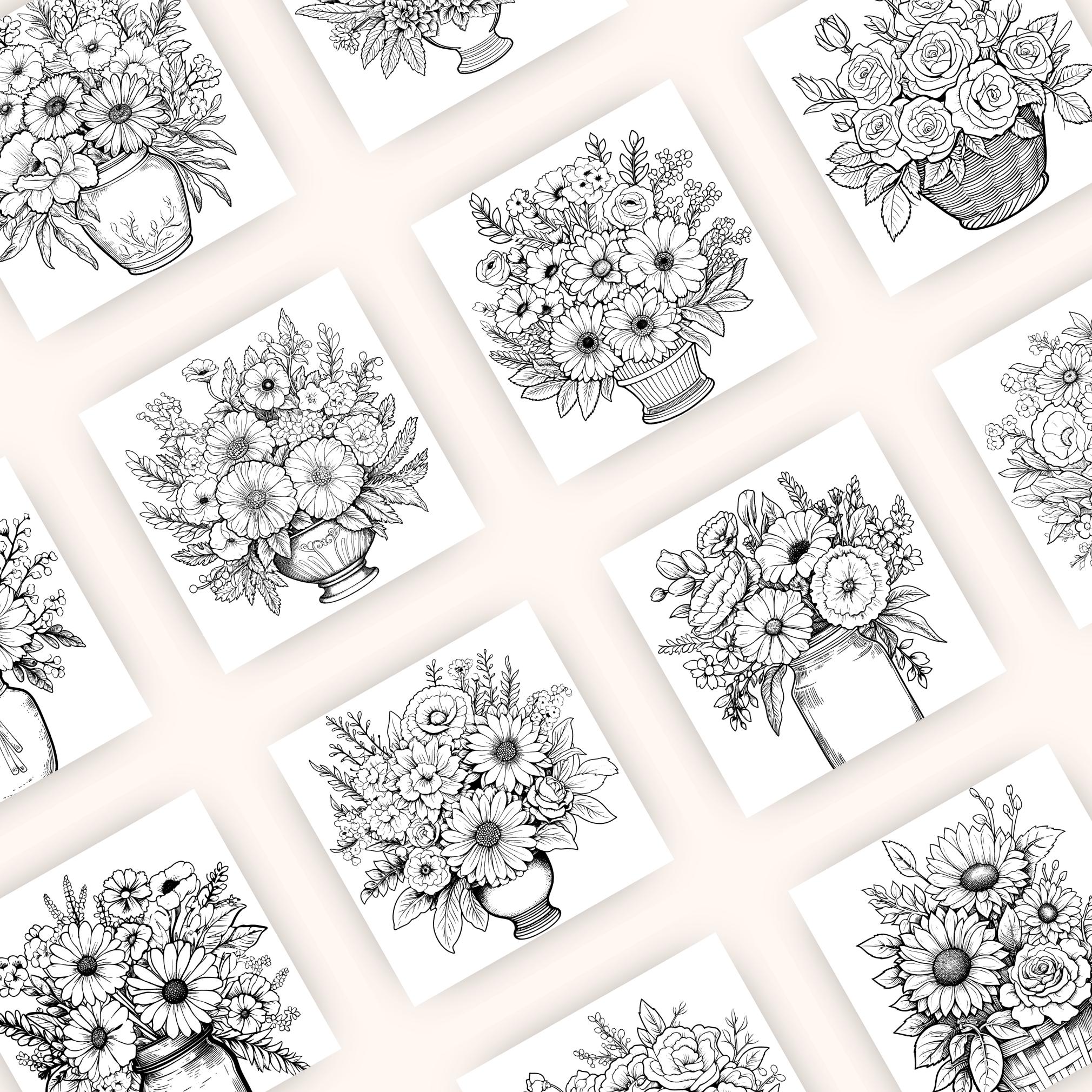 Dementia-friendly Coloring Book for Seniors | Coloring Pages for People ...