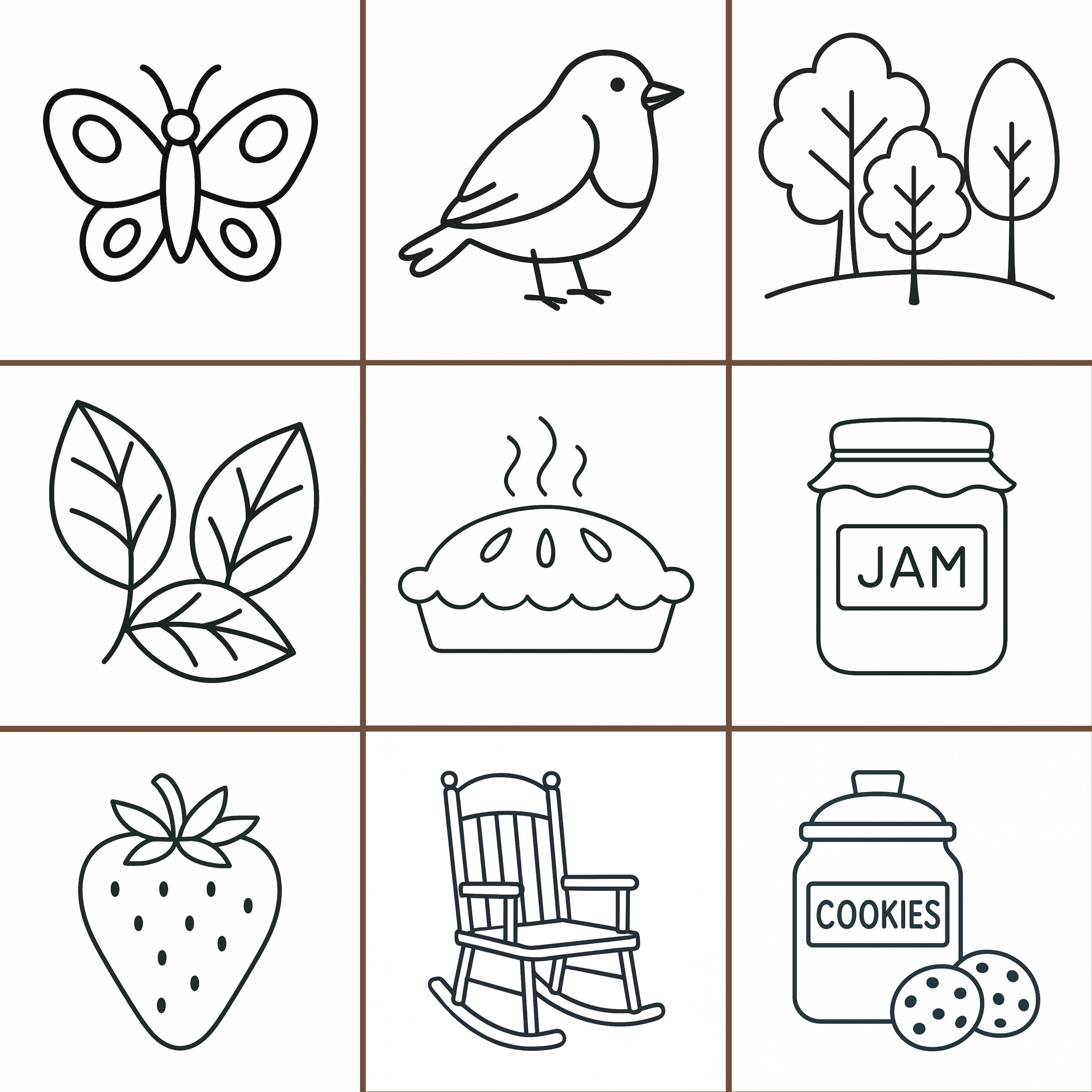 Dementia-friendly Coloring Book for Seniors | Coloring Pages for People ...
