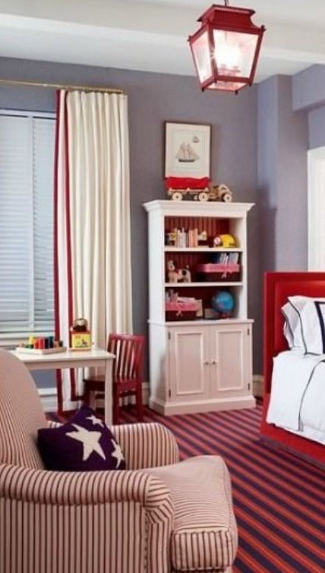 Double Ribbon Blackout Border Curtains, Ribbon Trim Curtains, Ribbon ...