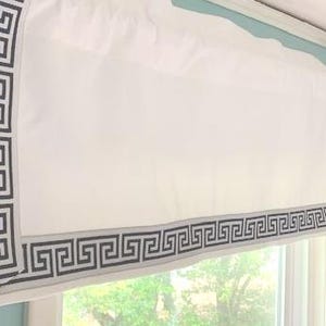 Greek Key Curtains, Greek Key Trimmed Curtains, Greek Key Blackout ...