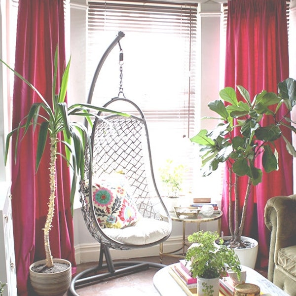 Velvet Curtains Etsy