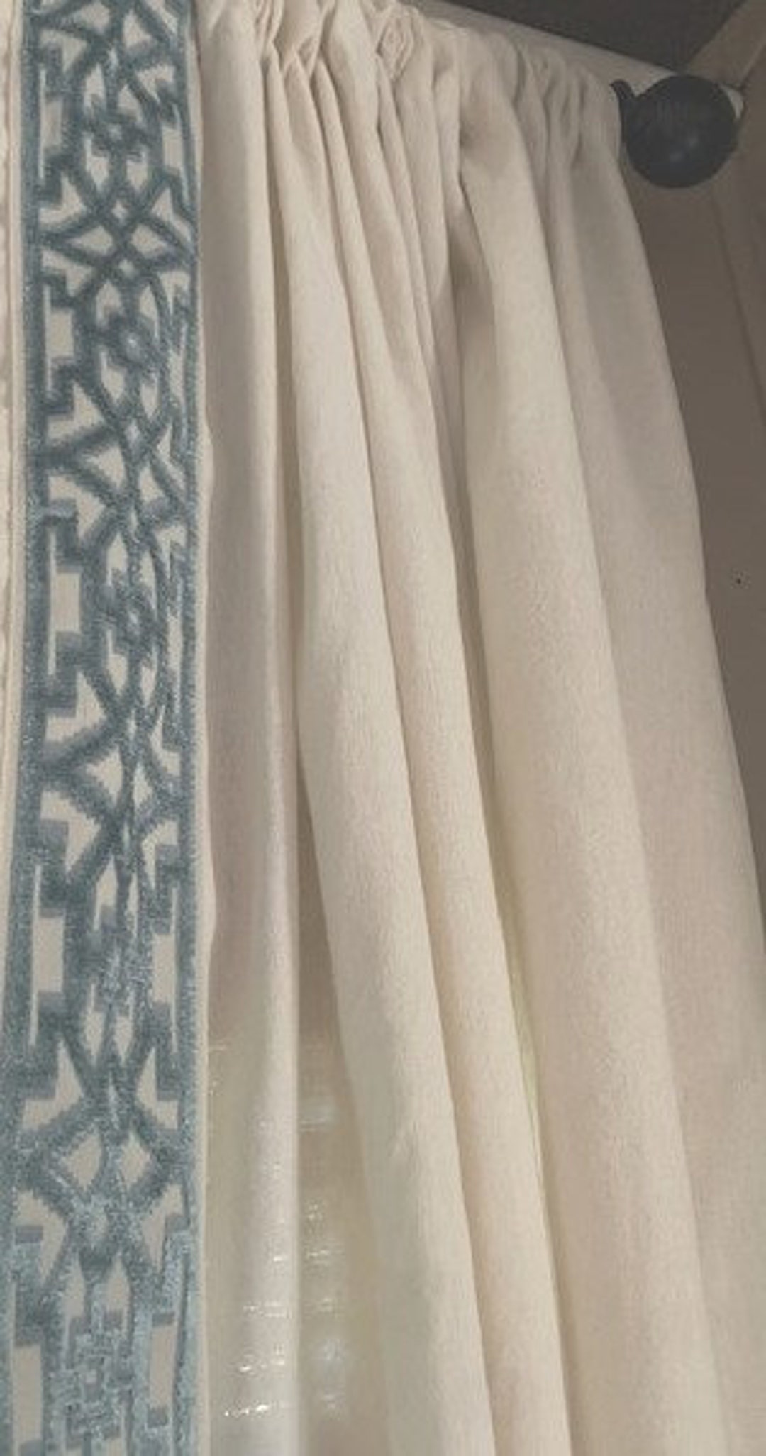 Velvet Fretwork Ribbon Trim Curtains Fretwork Border - Etsy