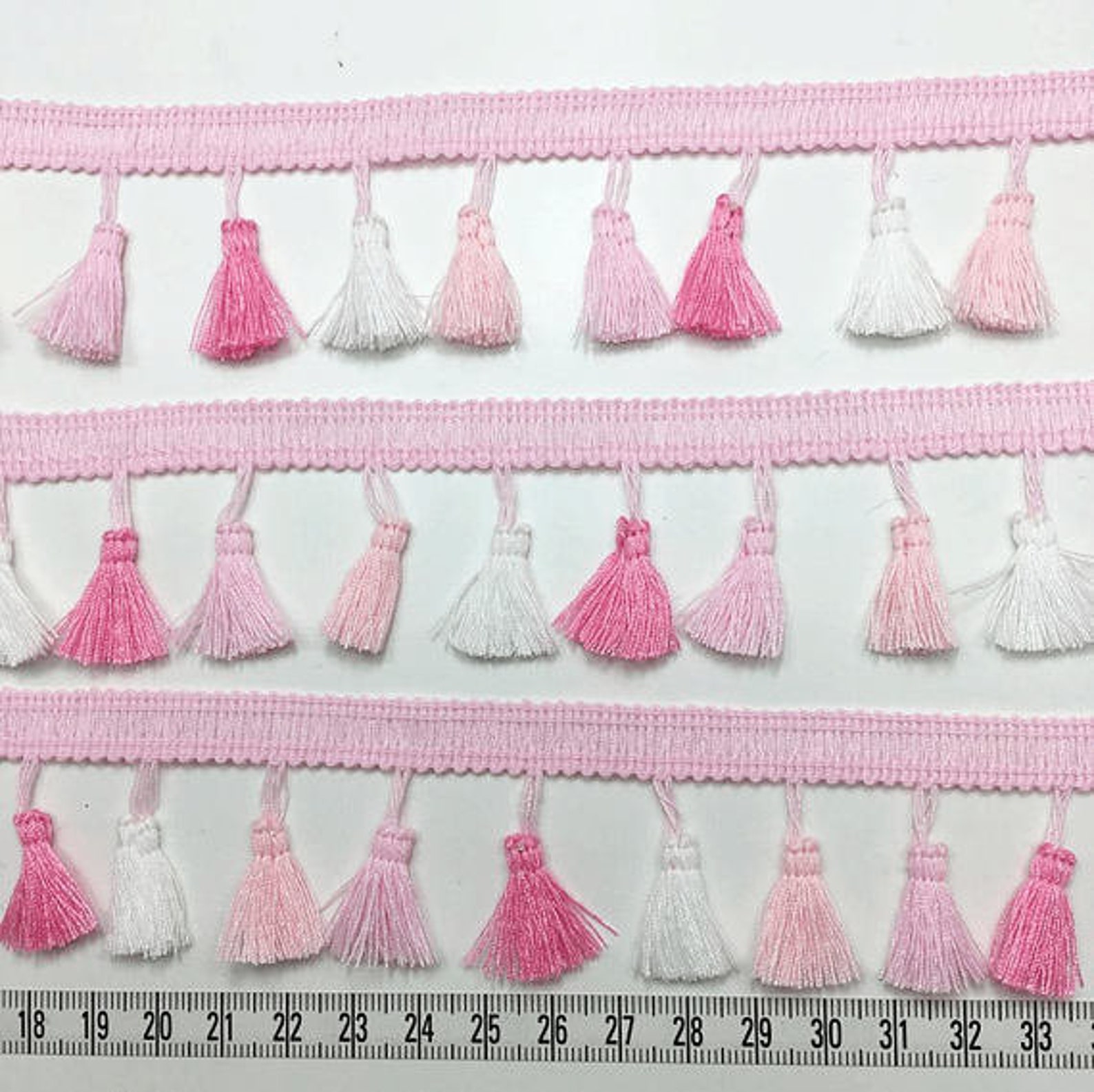 Tassel Trim Valance Color Options | Etsy