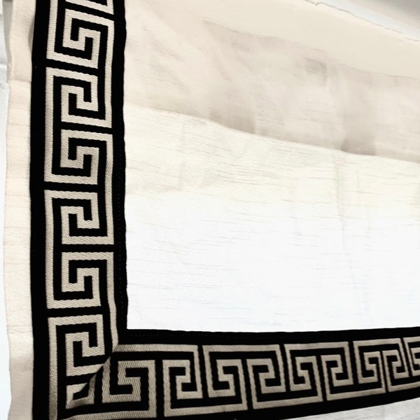 Greek Key Valance - Etsy