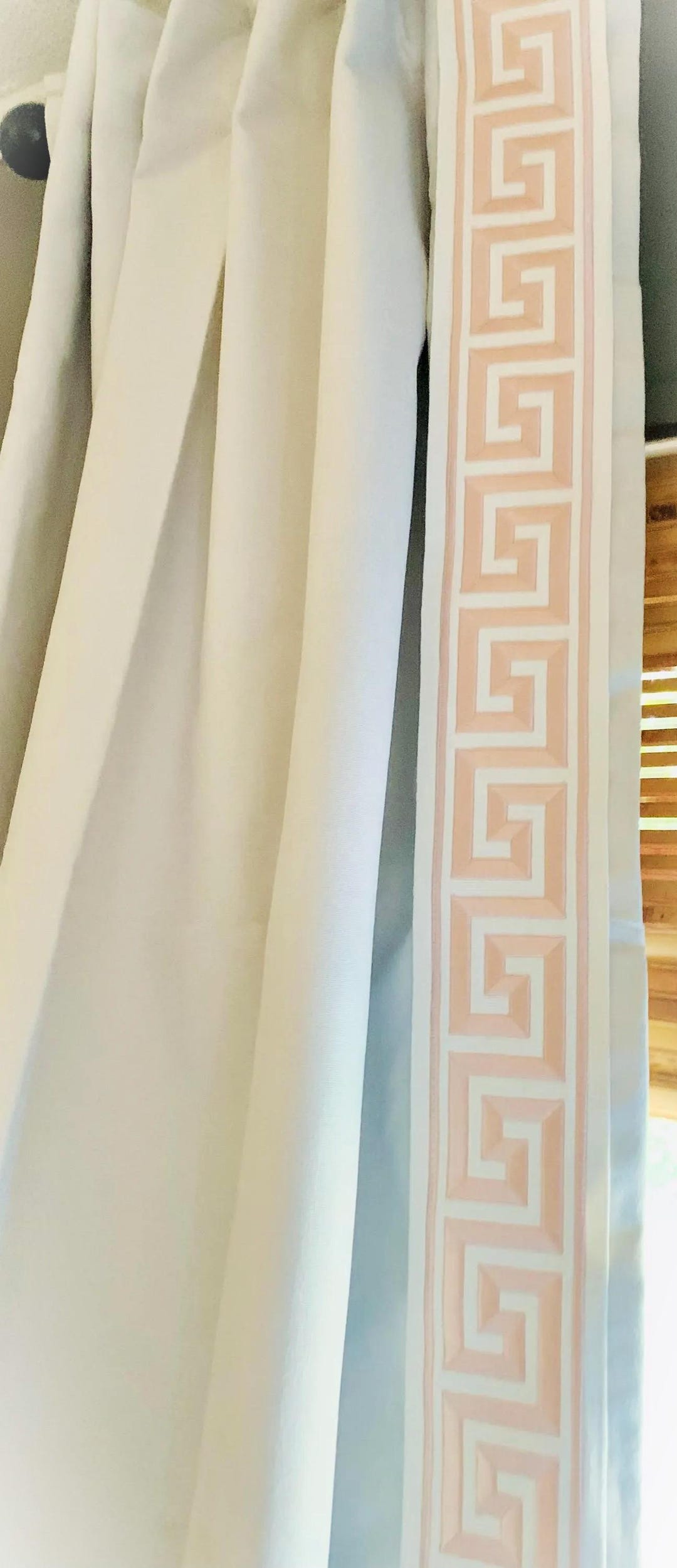 Greek Key Curtains, Greek Key Extra Wide Trim, Curtains, Greek Key ...