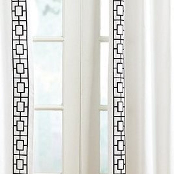 Geometric Curtains - Etsy