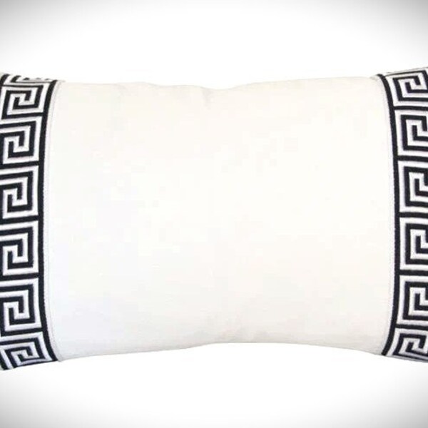 Greek Key Pillow - Etsy