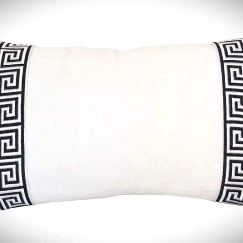 Greek Key Pillow - Etsy