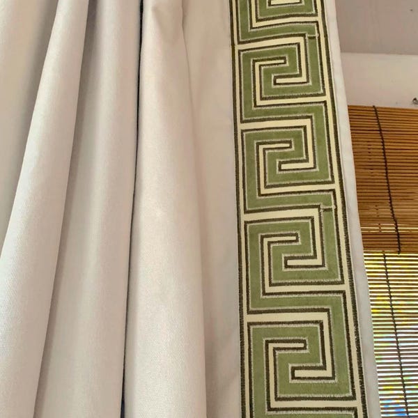 Greek Key Velvet - Etsy