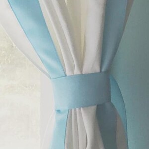 Wide Grosgrain Ribbon Curtains, Ribbon Trim Curains, Designer Border ...