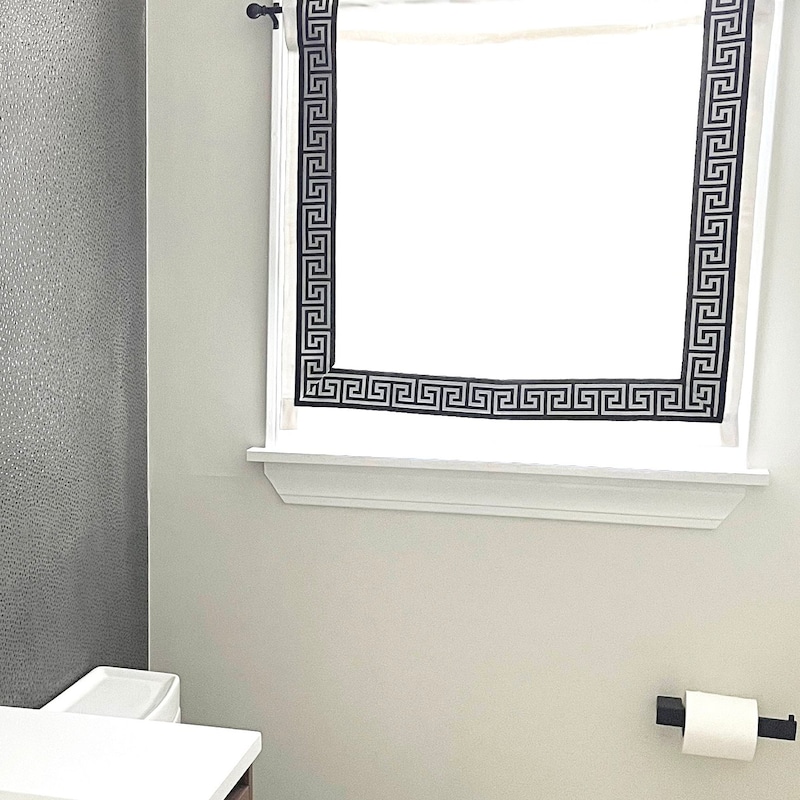 Greek Key Valance - Etsy