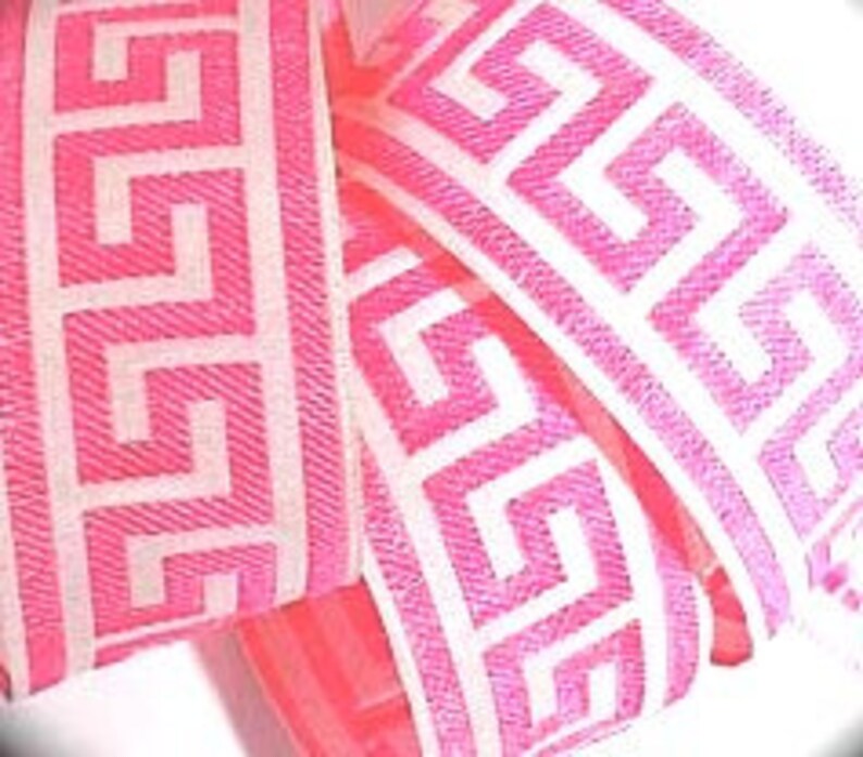 Greek Key Valance Greek Key Trim Curtain Greek Key Ribbon - Etsy