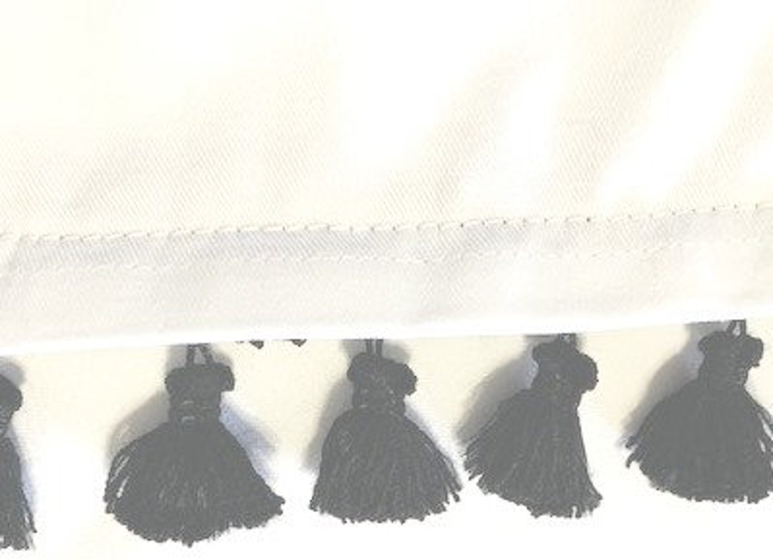 Tassel Trim Valance Color Options | Etsy