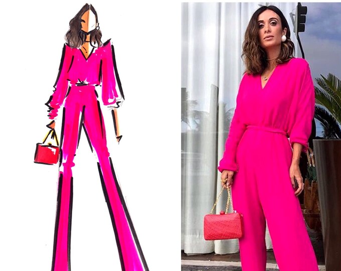 Custom Portrait Illustration / Custom Fashion Illustration / Custom ...