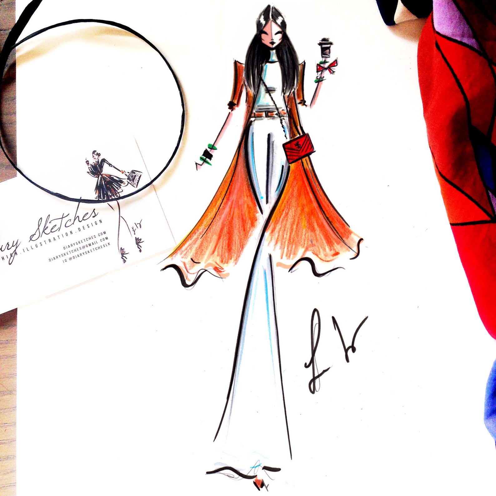 Custom Portrait Illustration / Custom Fashion Illustration / Custom ...