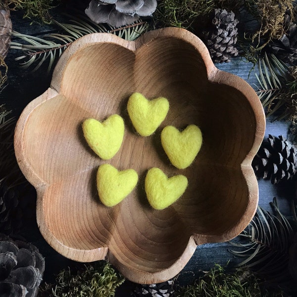 Wool Hearts - Etsy