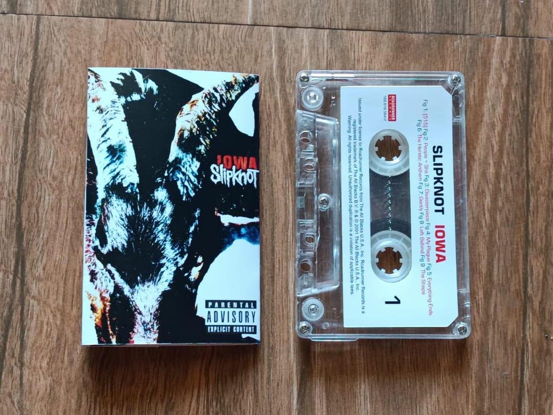 SLIPKNOT Iowa Cassette Tape - Etsy