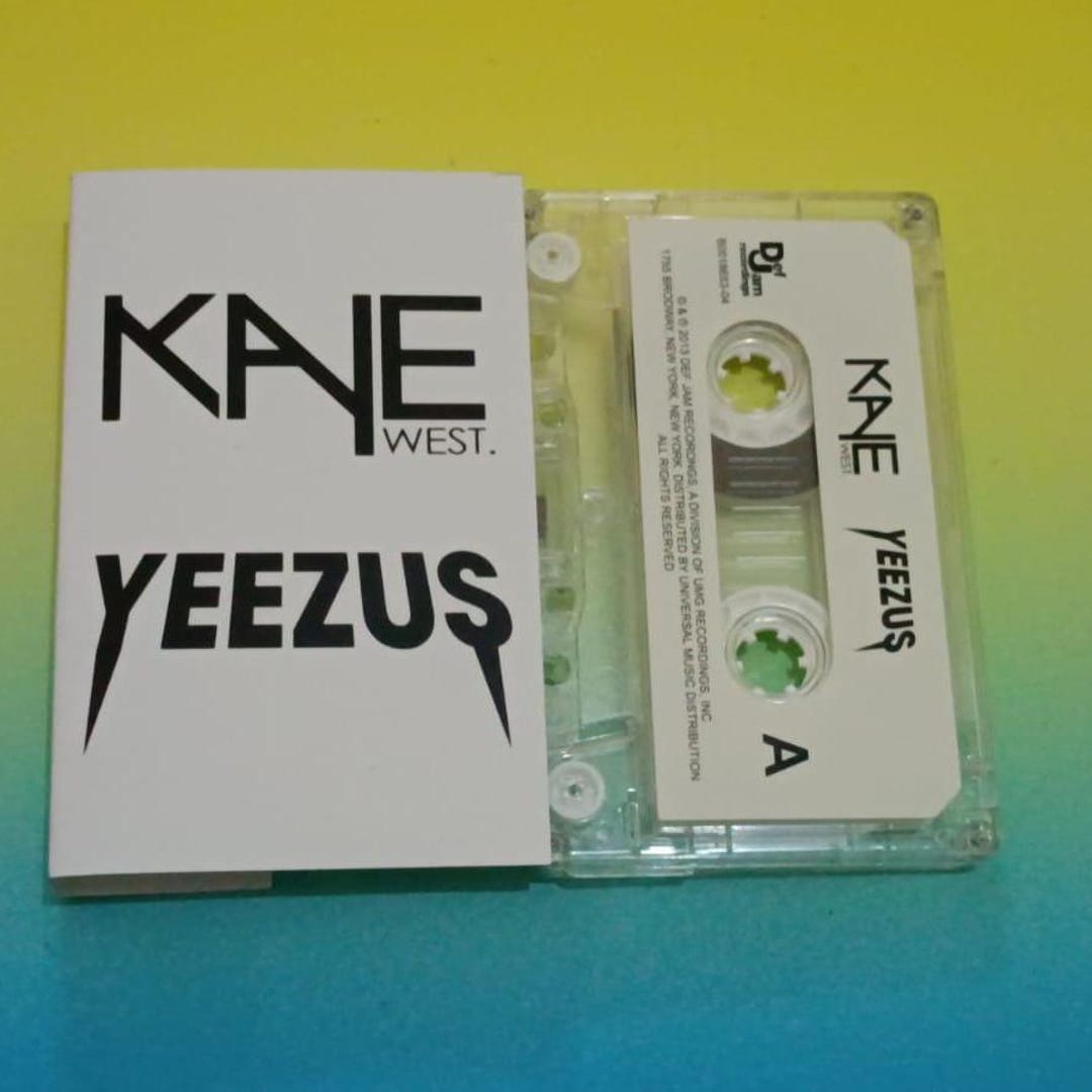 KANYE WEST Yeezus Cassette Tape - Etsy