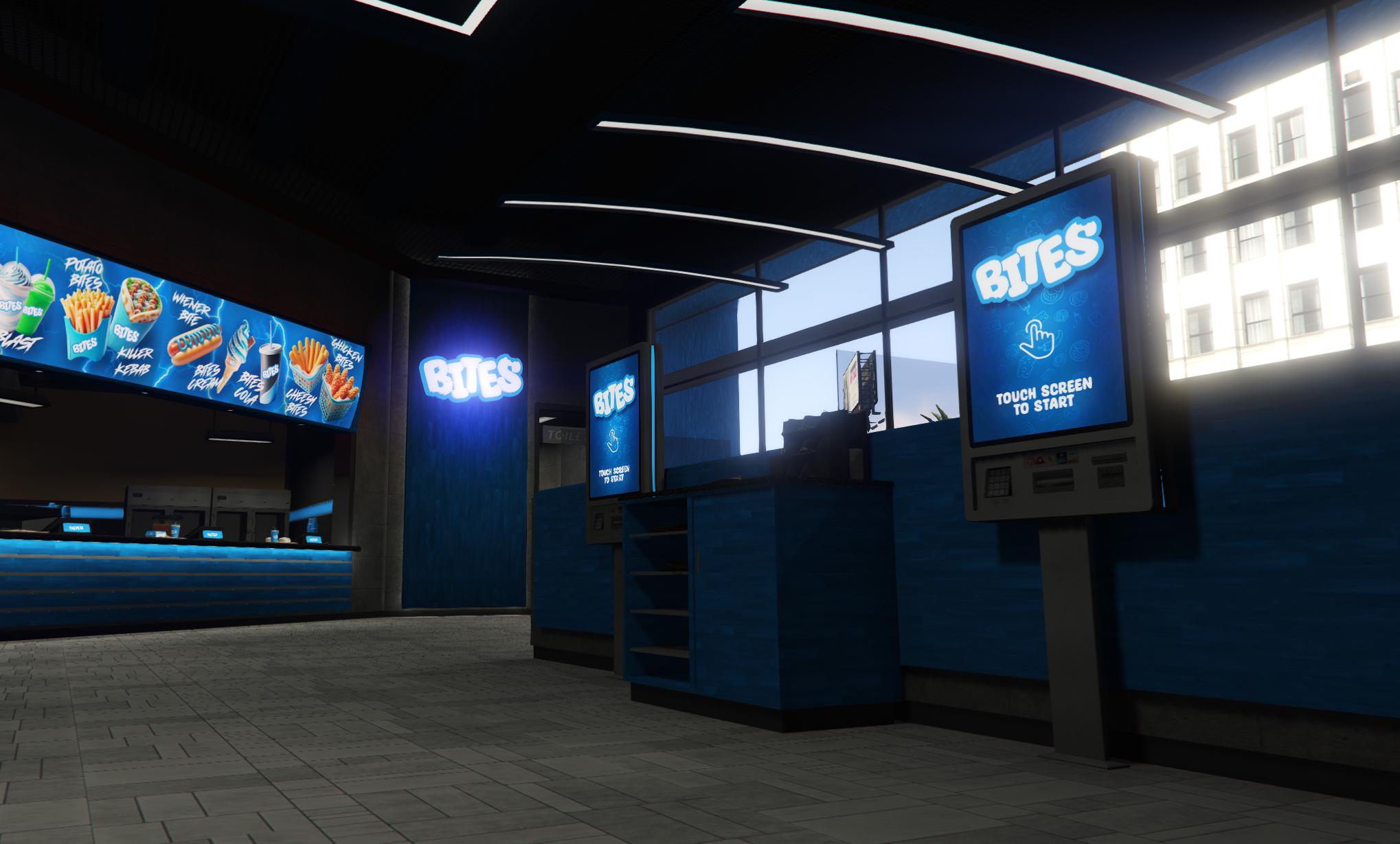 Fivem MLO Bites Fast Food Restaurant + Clothing & Item Pictures - Etsy