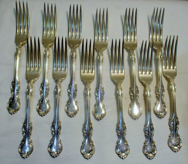 12 Pcs. R. Wallace 1835 Silver Plate 7 - Etsy