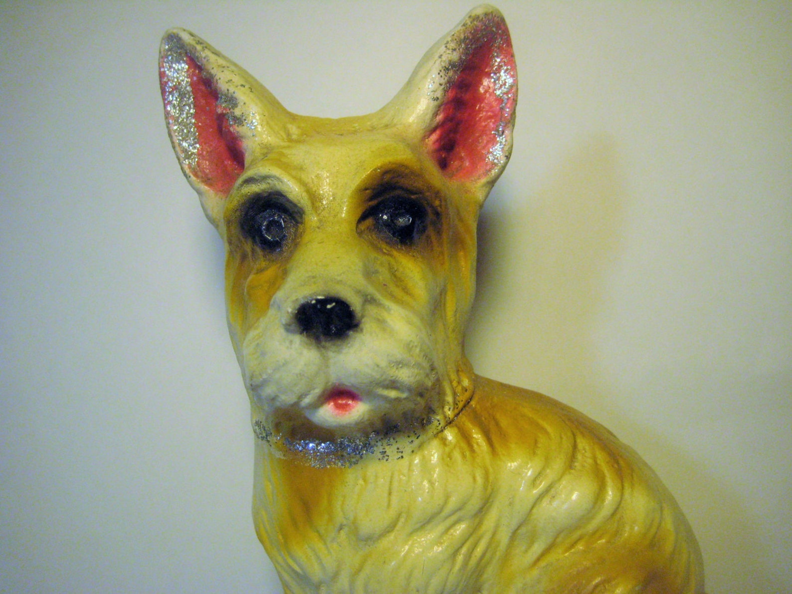 Vintage Hand Painted Chalkware Scottie Dog, Scottish Terrier Dog ...