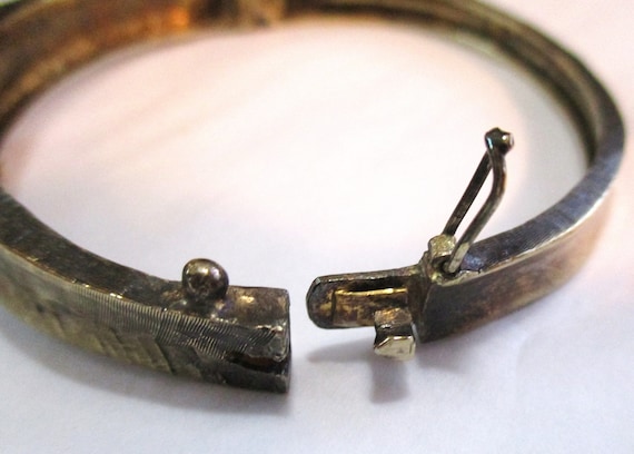 Vintage "Eton" Art Nouveau Style Sterling Silver Gold… - Gem