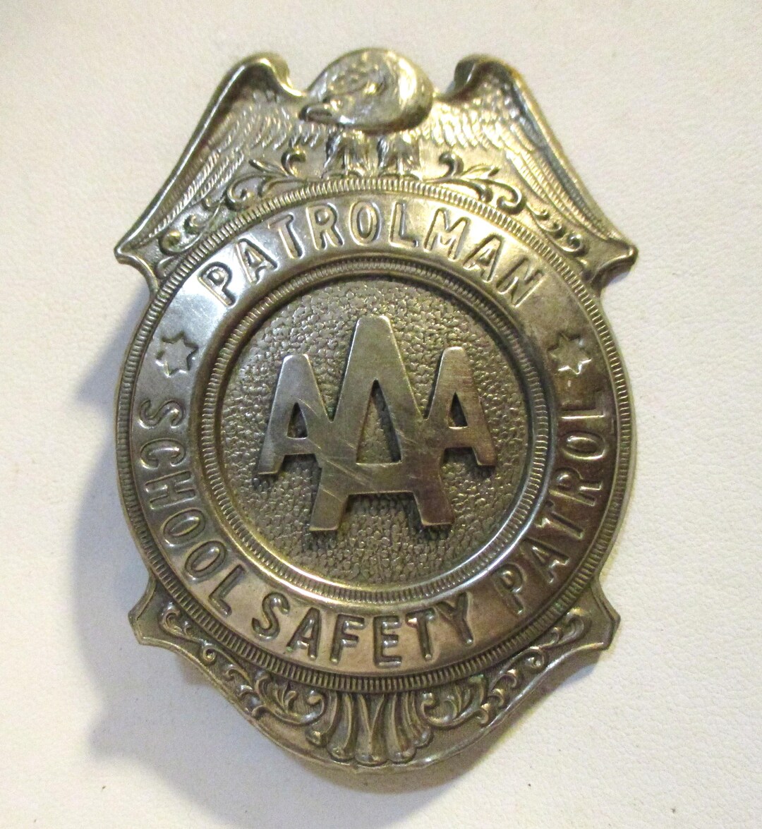 Vintage Patrolman - School Safety Patrol Badge, Obsolete (CRMI) - Etsy
