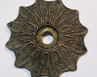 Vintage Cast Brass Lamp Bobeche Used - Etsy