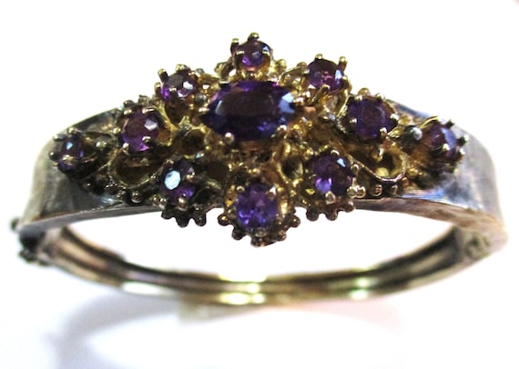 Vintage "Eton" Art Nouveau Style Sterling Silver Gold… - Gem