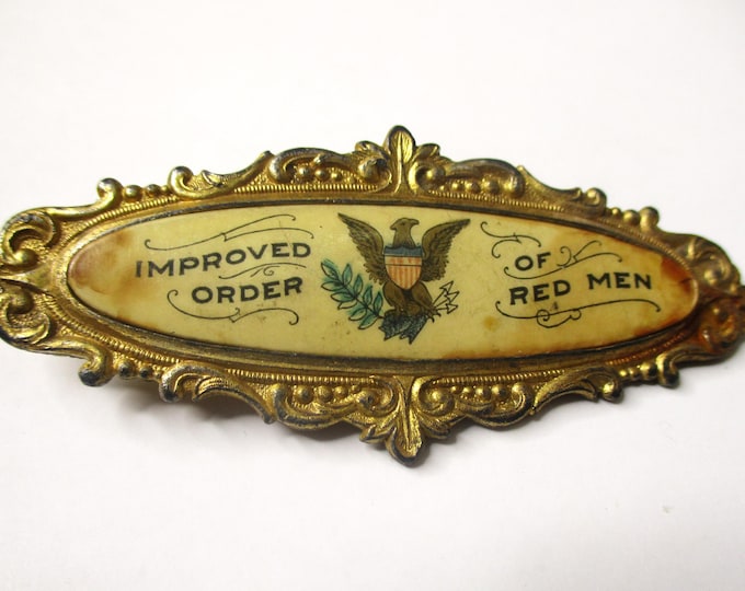 Antique 1800's Improved Order of Red Men, Fraternal Organization Pin ...