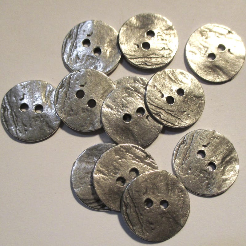Pewter Buttons - Etsy