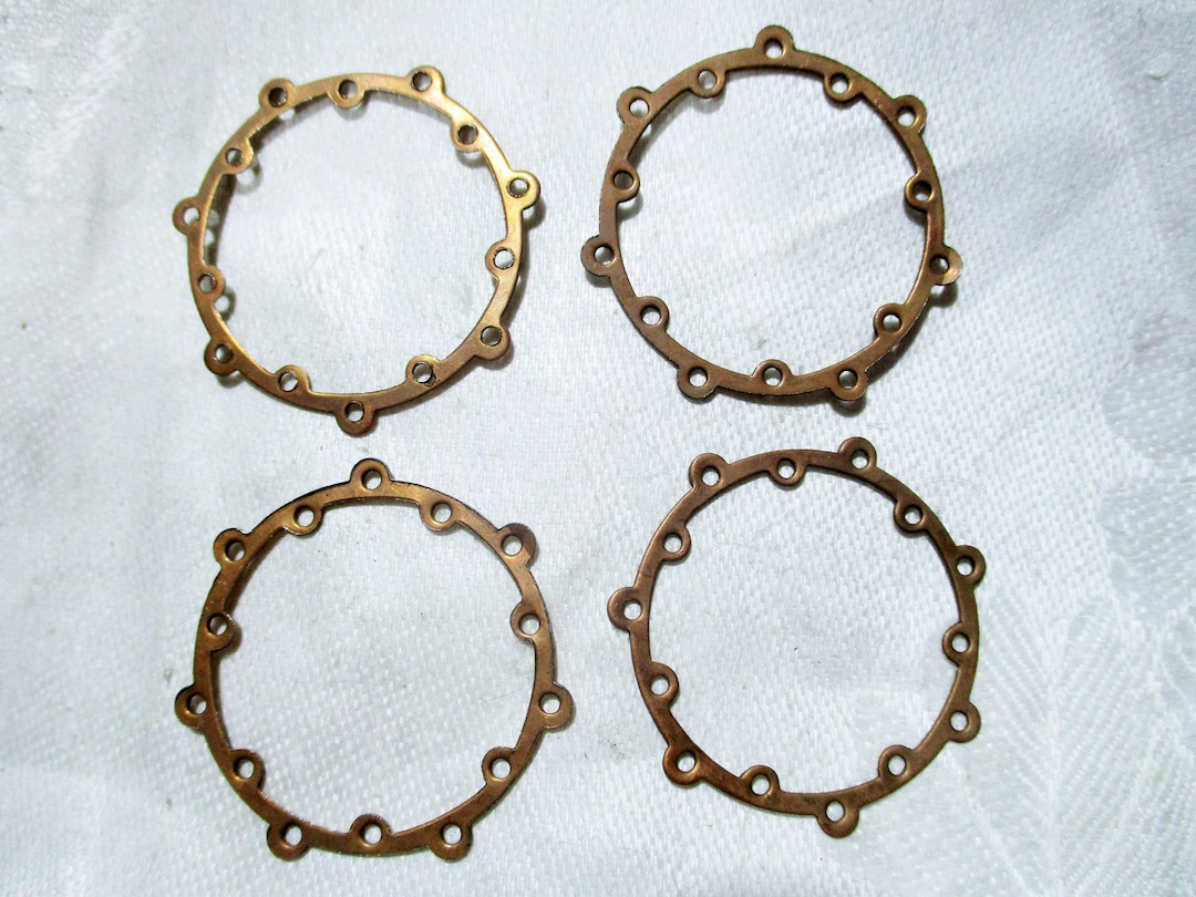 Swedge Riveting Finding, Copper Coated Stamped Steel Jewelry/earring ...