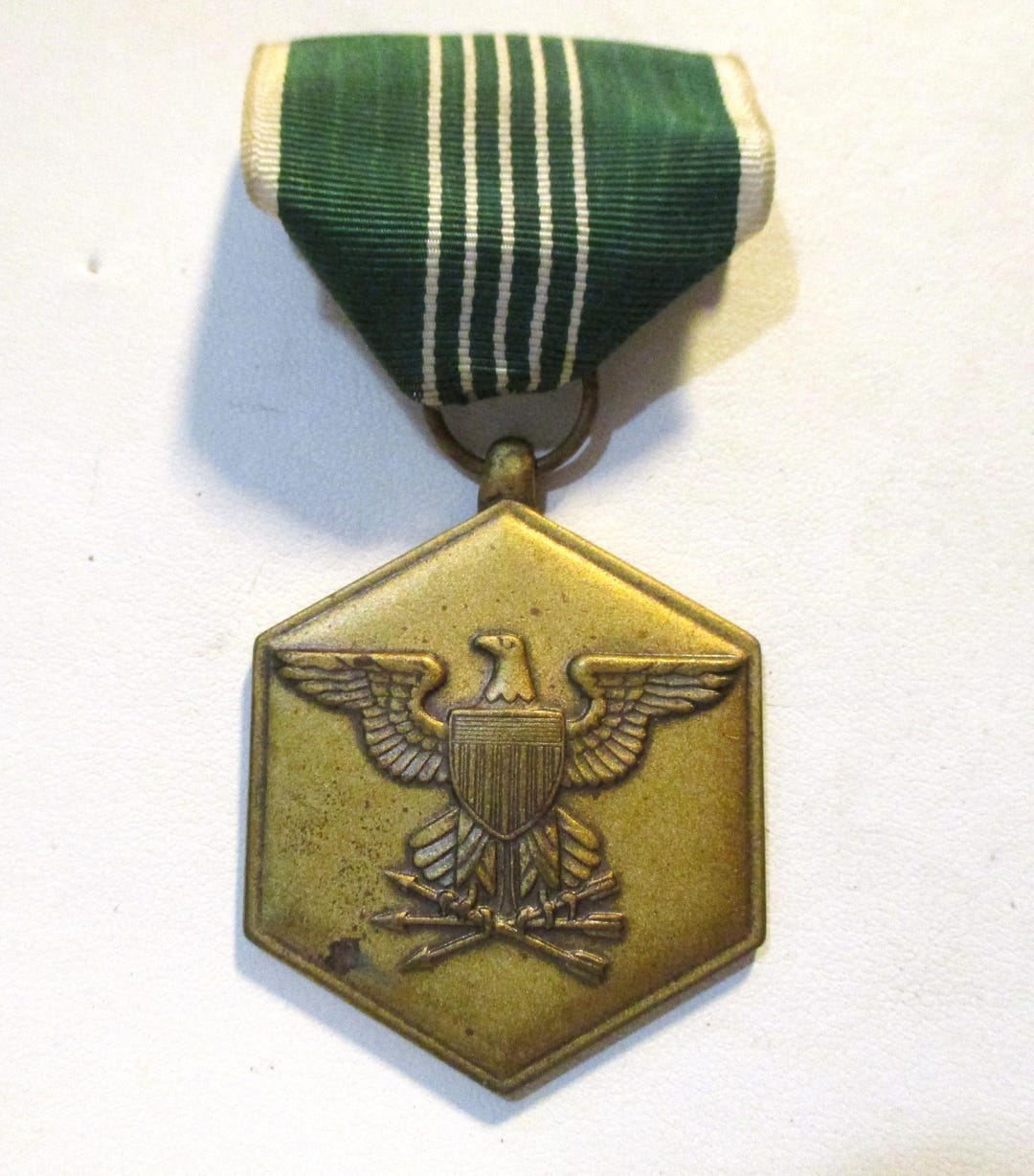 Vintage "for Military Merit" Eagle Medal Chest Badge, Cast Brass ...