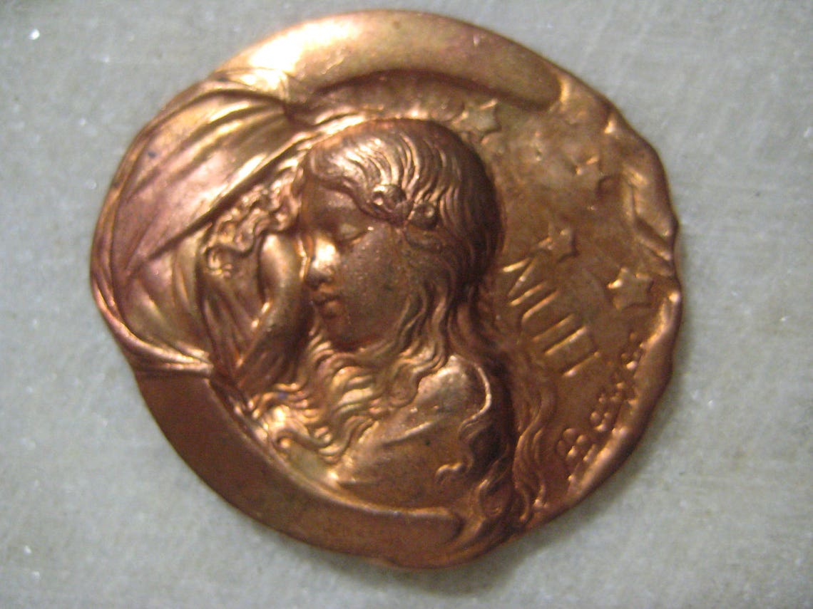 Armand Bargas Art Nouveau Nuit (night) Cameo; Rare Early 20th Century ...