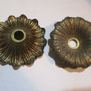 Vintage Cast Brass Flower Like Design Lamp Bobeche/canopy Fitting ...