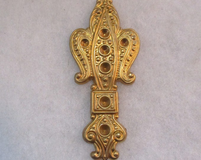 Vintage Heraldry Lily Flower/fleur-de-lis/fleur-de-lys Stamping ...