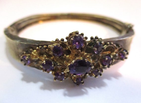 Vintage "Eton" Art Nouveau Style Sterling Silver Gold… - Gem