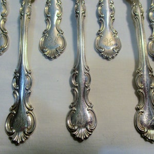 12 Pcs. R. Wallace 1835 Silver Plate 7" Breakfast/luncheon/buffet Forks ...