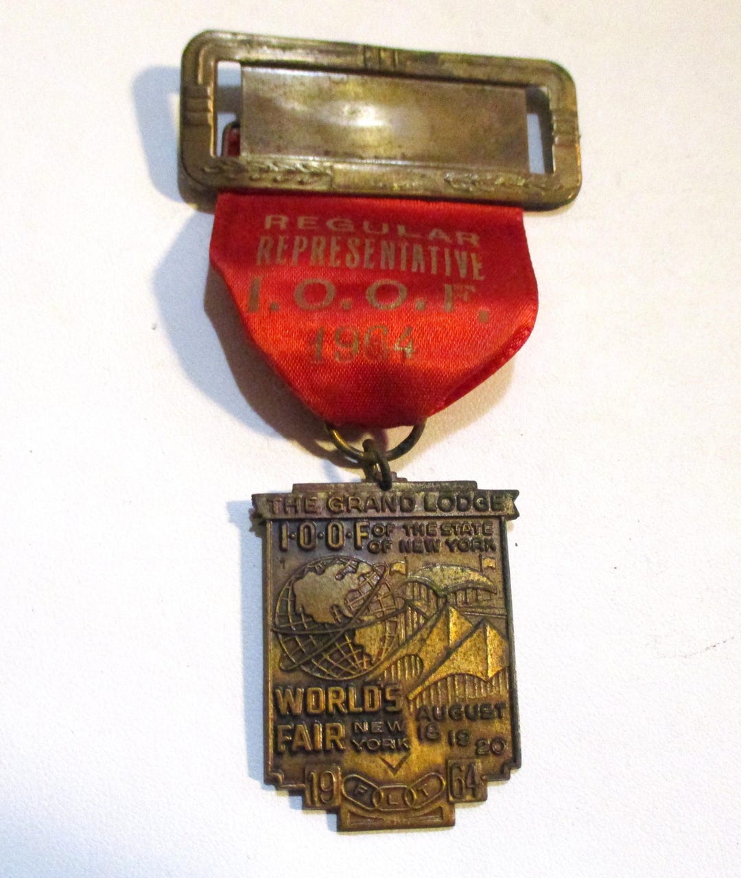 Vintage 1964 World's Fair New York, Grand Lodge 100F, State of New York ...