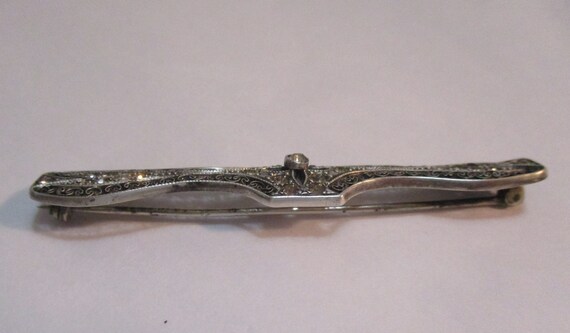 Antique Edwardian/Art Nouveau Open Work Filigree Ster… - Gem